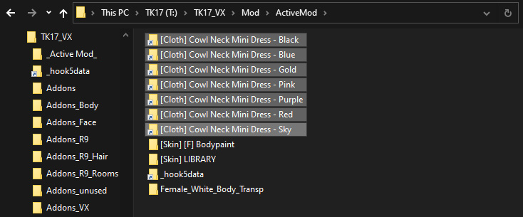 Organise your ActiveMod folder using subfolders for categories - amaronap's'panorama - Klub Exile